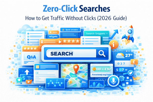 Zero-Click Searches in 2026: How to Get Traffic Without Clicks